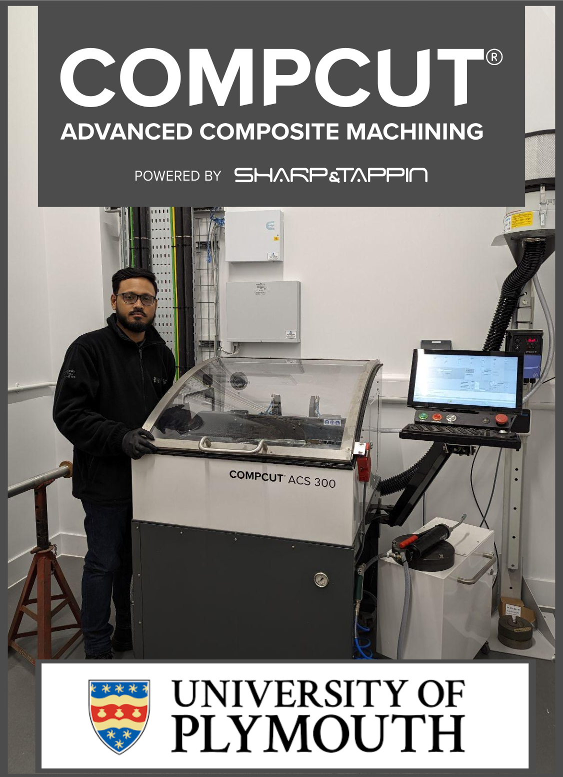 Sharp & Tappin delivers a COMPCUT ACS 300 Saw to the University of ...